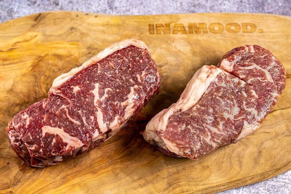 Entrecote steak met pompoen risotto op de BBQ - Inamood